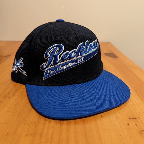 Young & Reckless | Accessories | Young Reckless Black And Blue Snapback ...